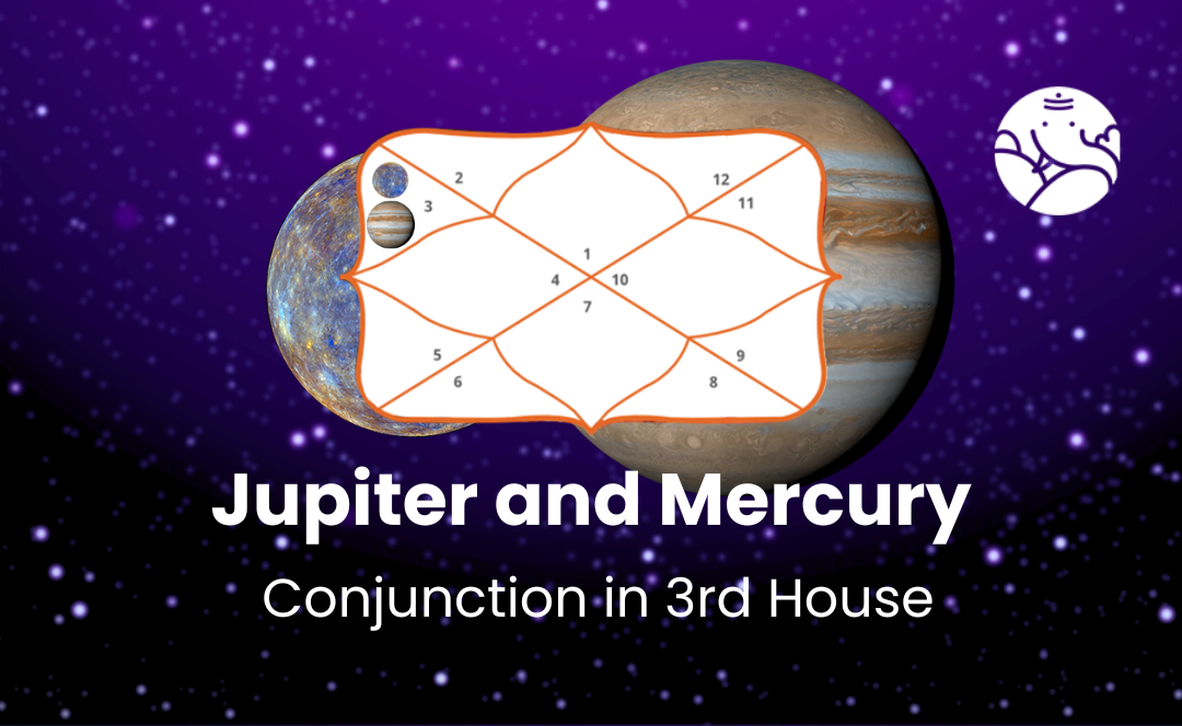 Jupiter and Mercury Conjunction in 3rd House - Know Its Effects