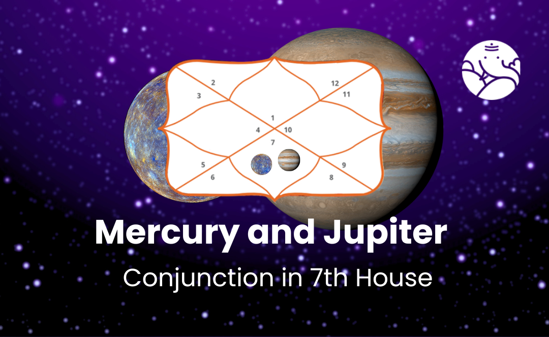 Mercury and Jupiter Conjunction in 7th House - Know its Effects
